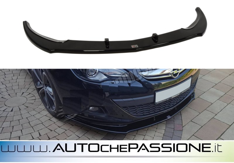 Splitter Spoiler anteriore per Opel Astra J GTC 2009 Cod. OP-AS-4-GTC ...
