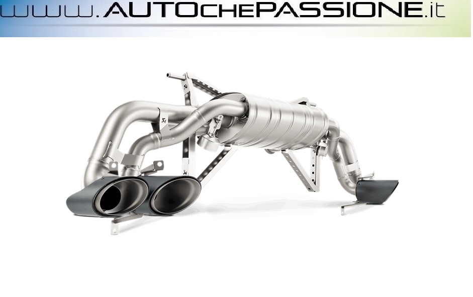 Scarico Akrapovic in Titanio per Lamborghini huracan LP Cod. MTP-LA/TI ...