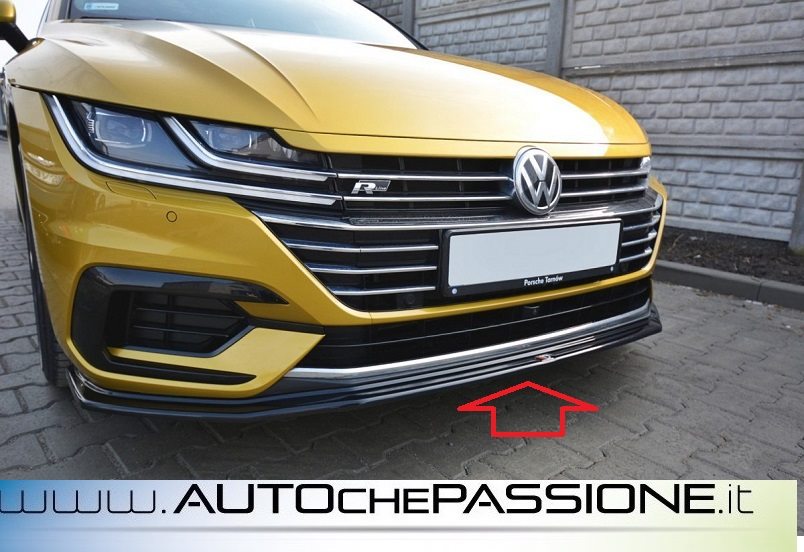 Splitter Spoiler anteriore V1 per VW Arteon R line Cod. VW-AR-1-RLINE ...