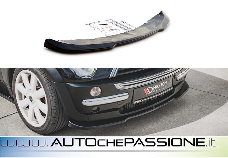 Splitter Spoiler anteriore V1 per Mini Cooper One 2001 2006 Cod. MC-ONE ...